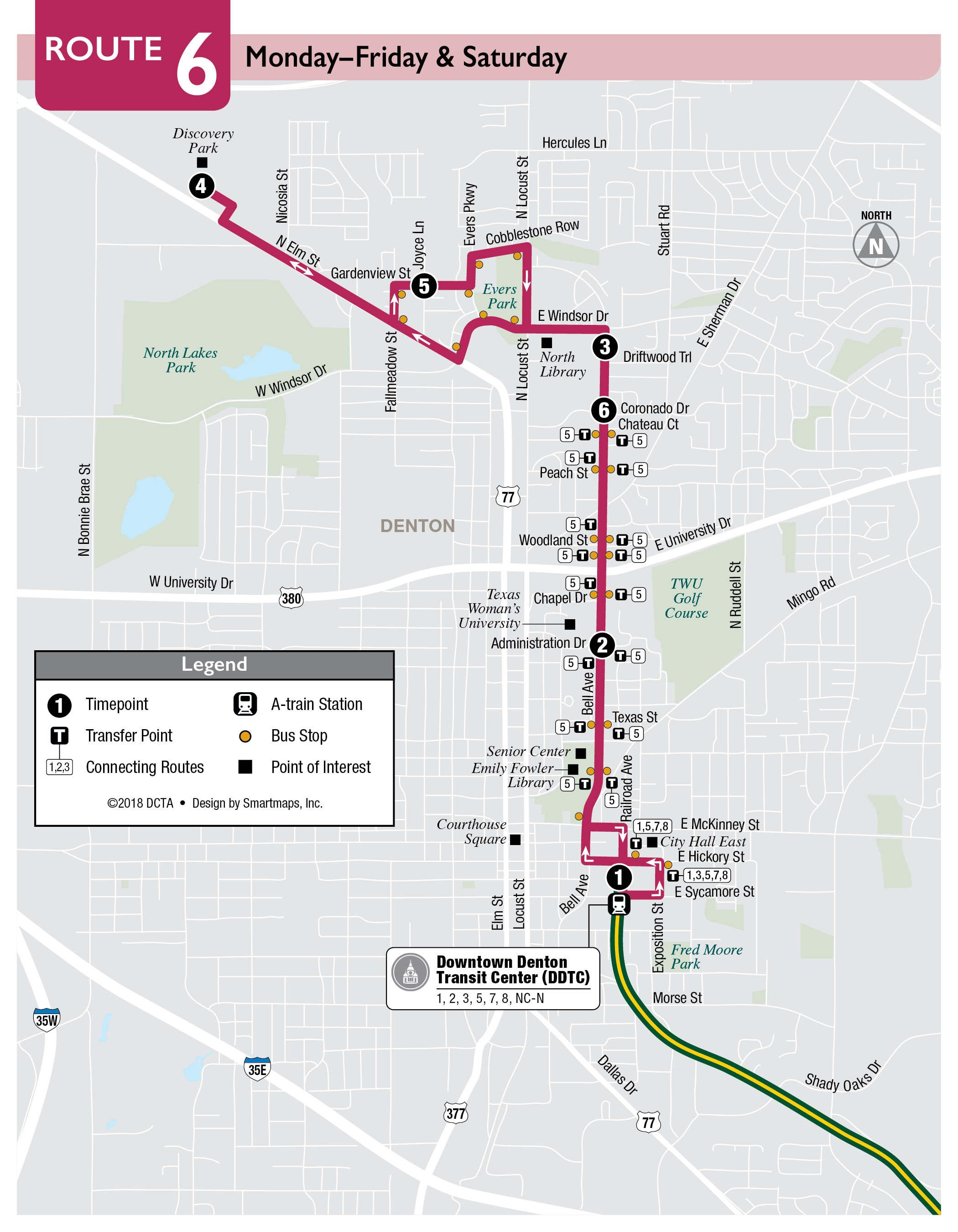 Route 6 | Denton County Transportation Authority
