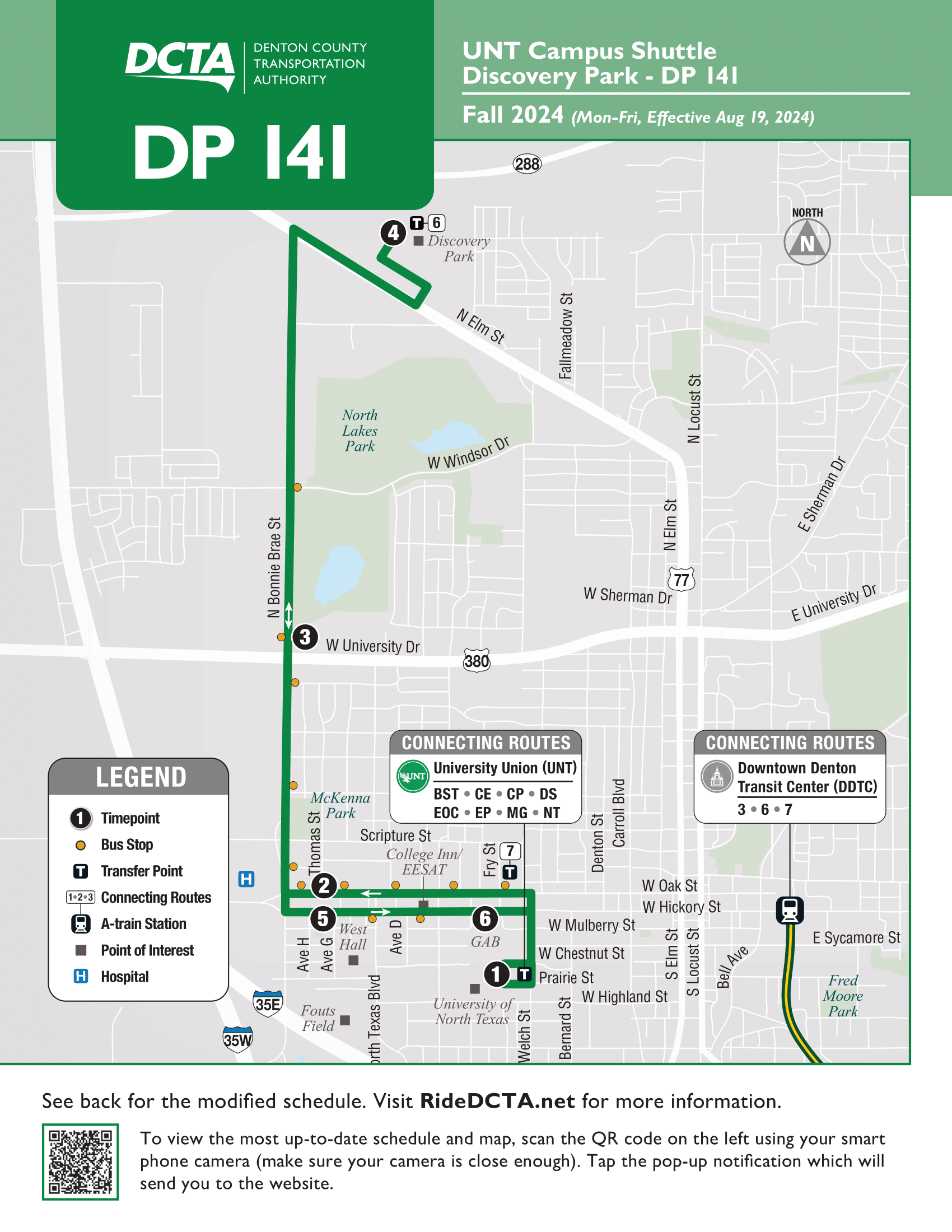 University Routes | DCTA