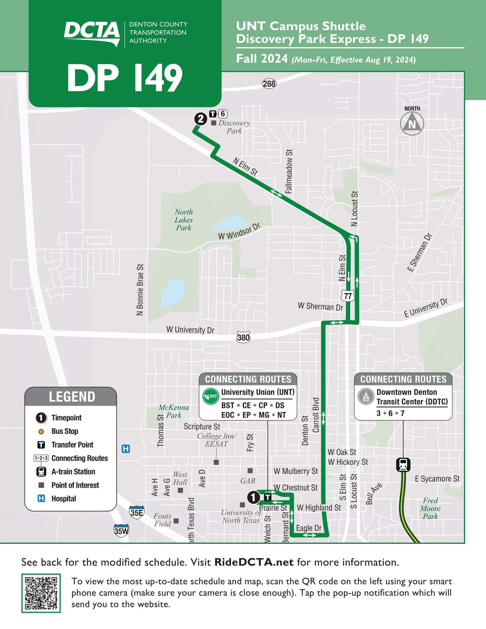 University Routes | DCTA