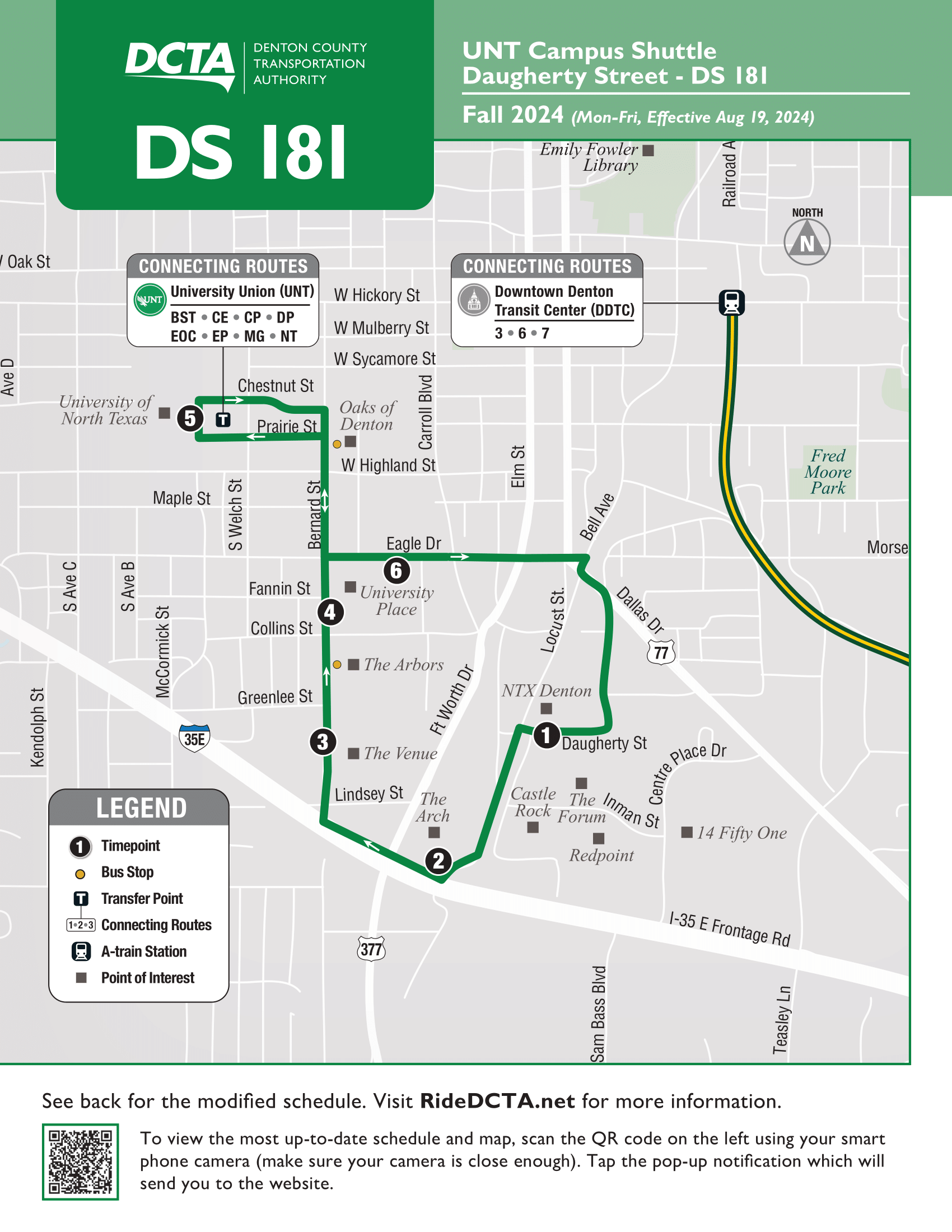 University Routes | DCTA
