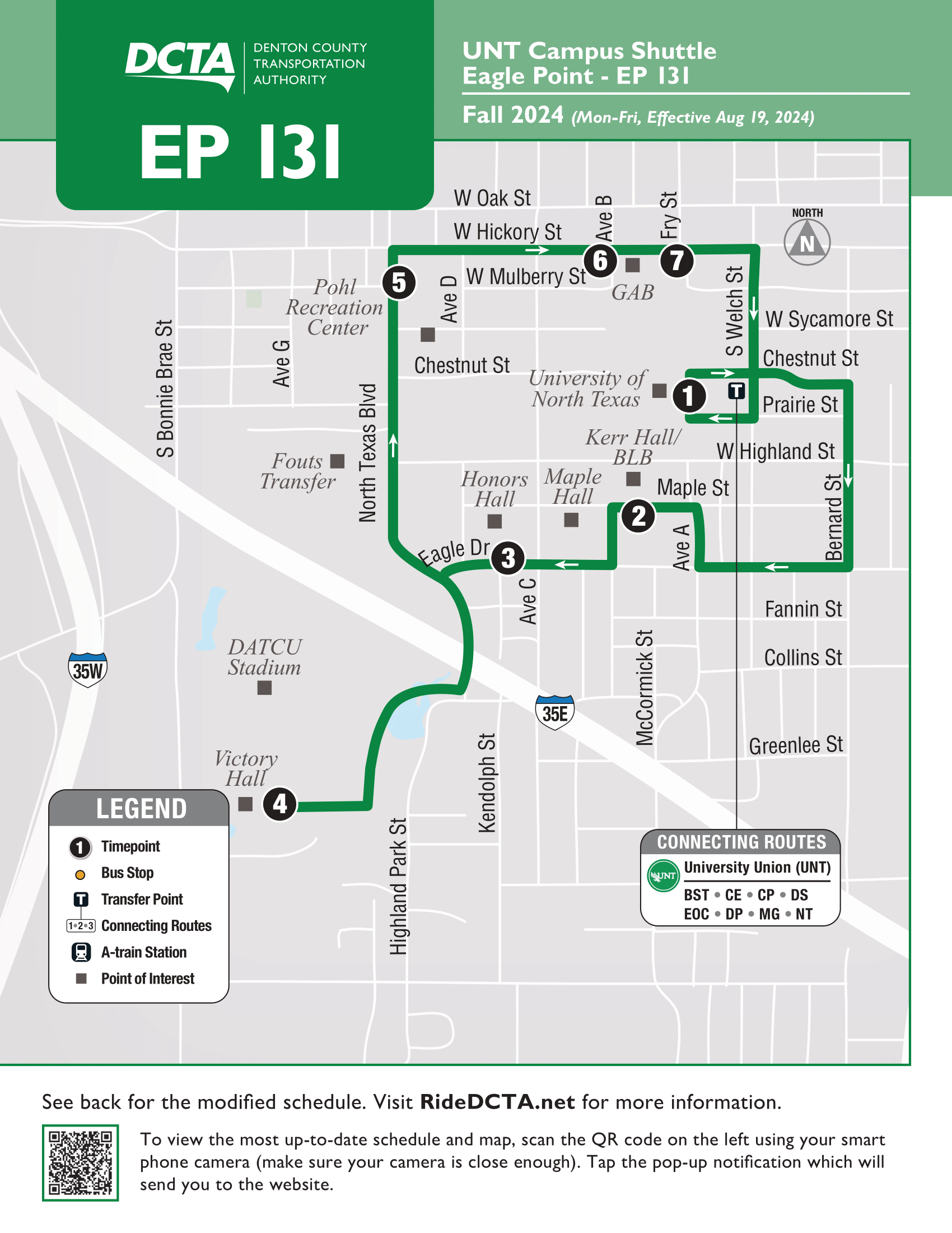 University Routes | DCTA