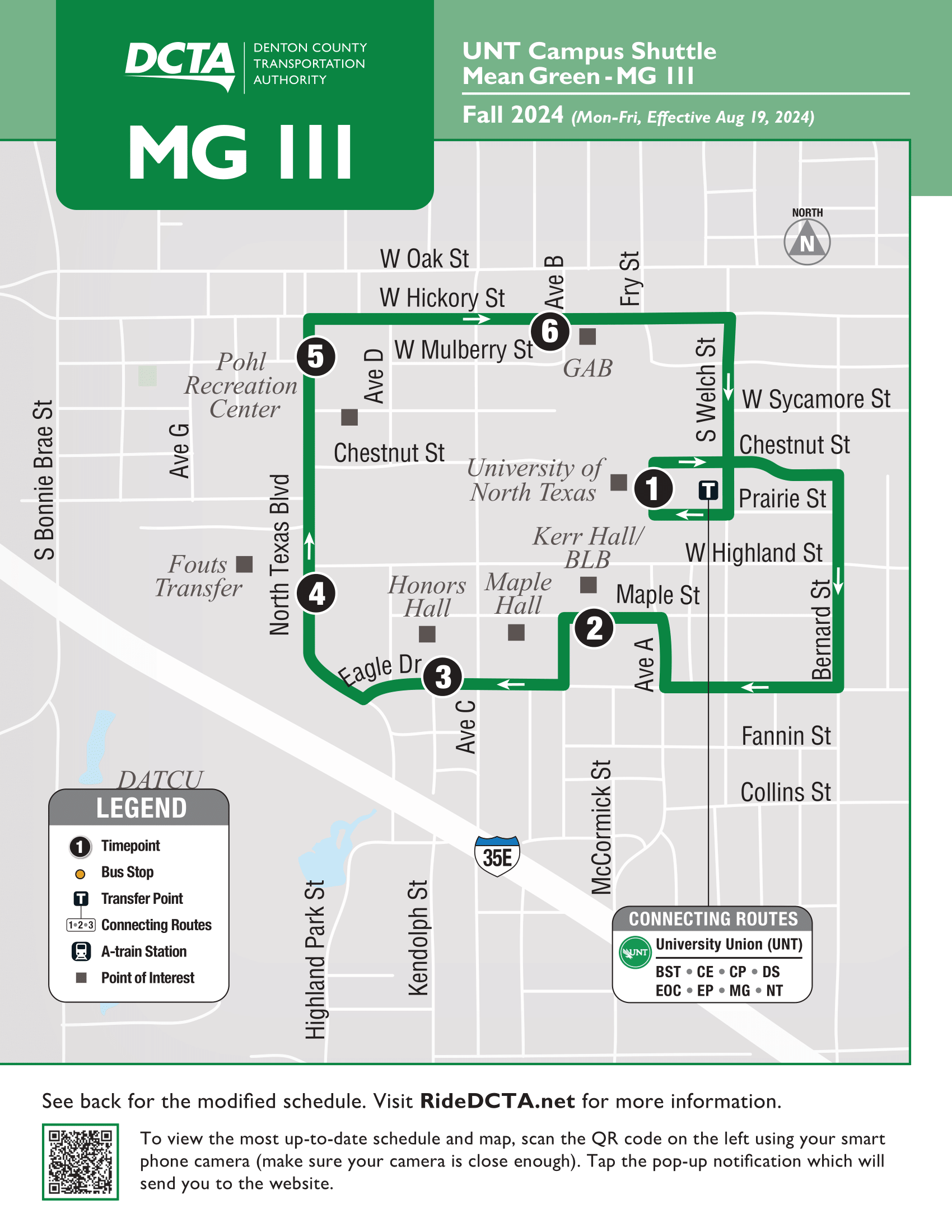 University Routes | DCTA