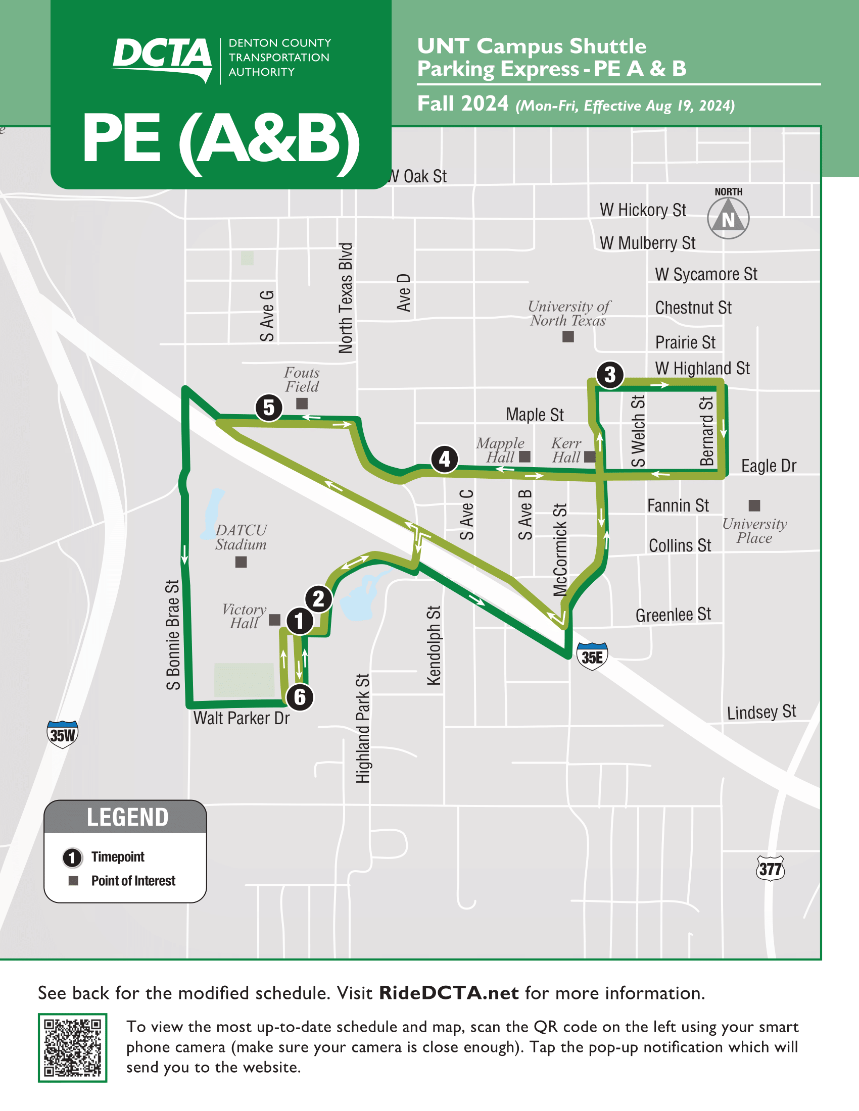University Routes | DCTA