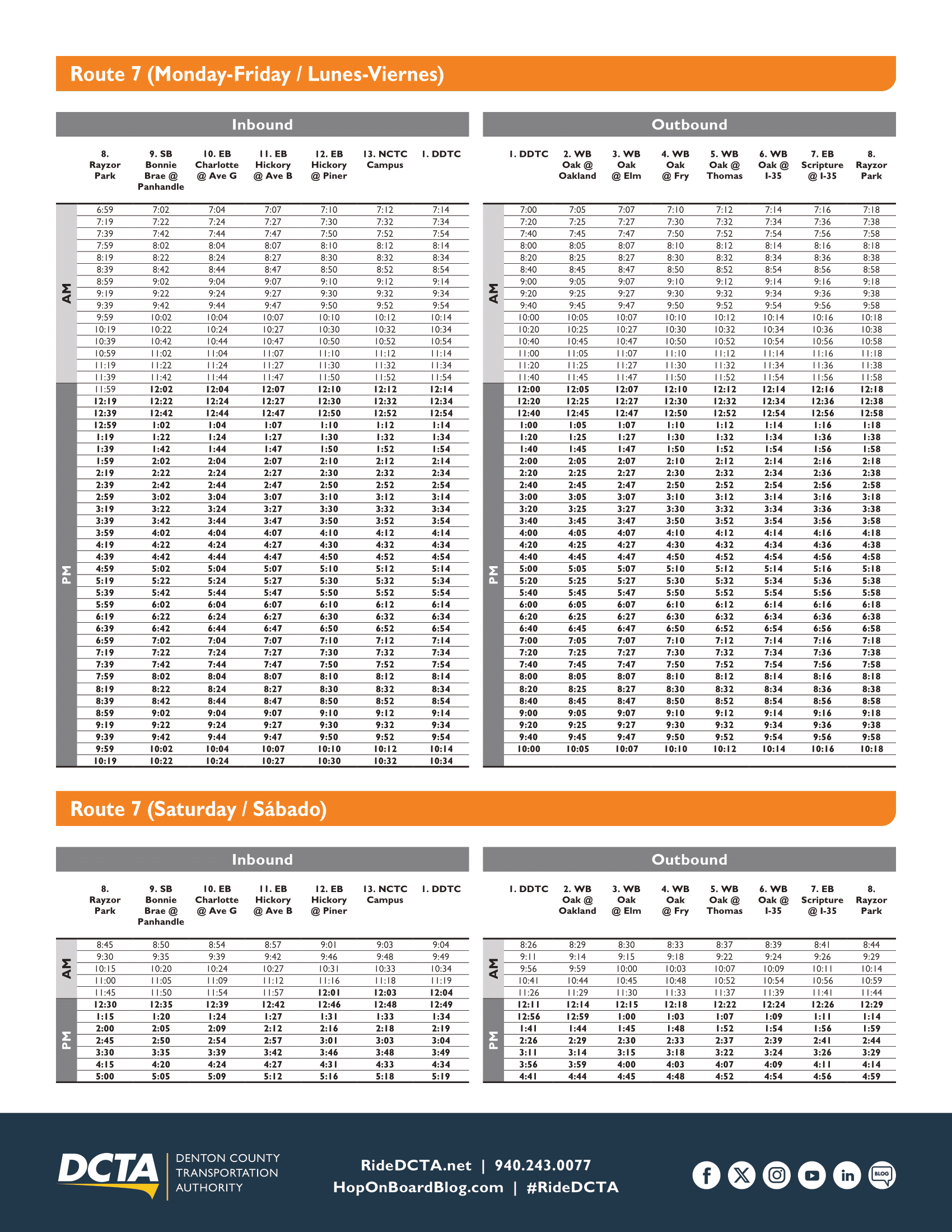 University Routes | DCTA