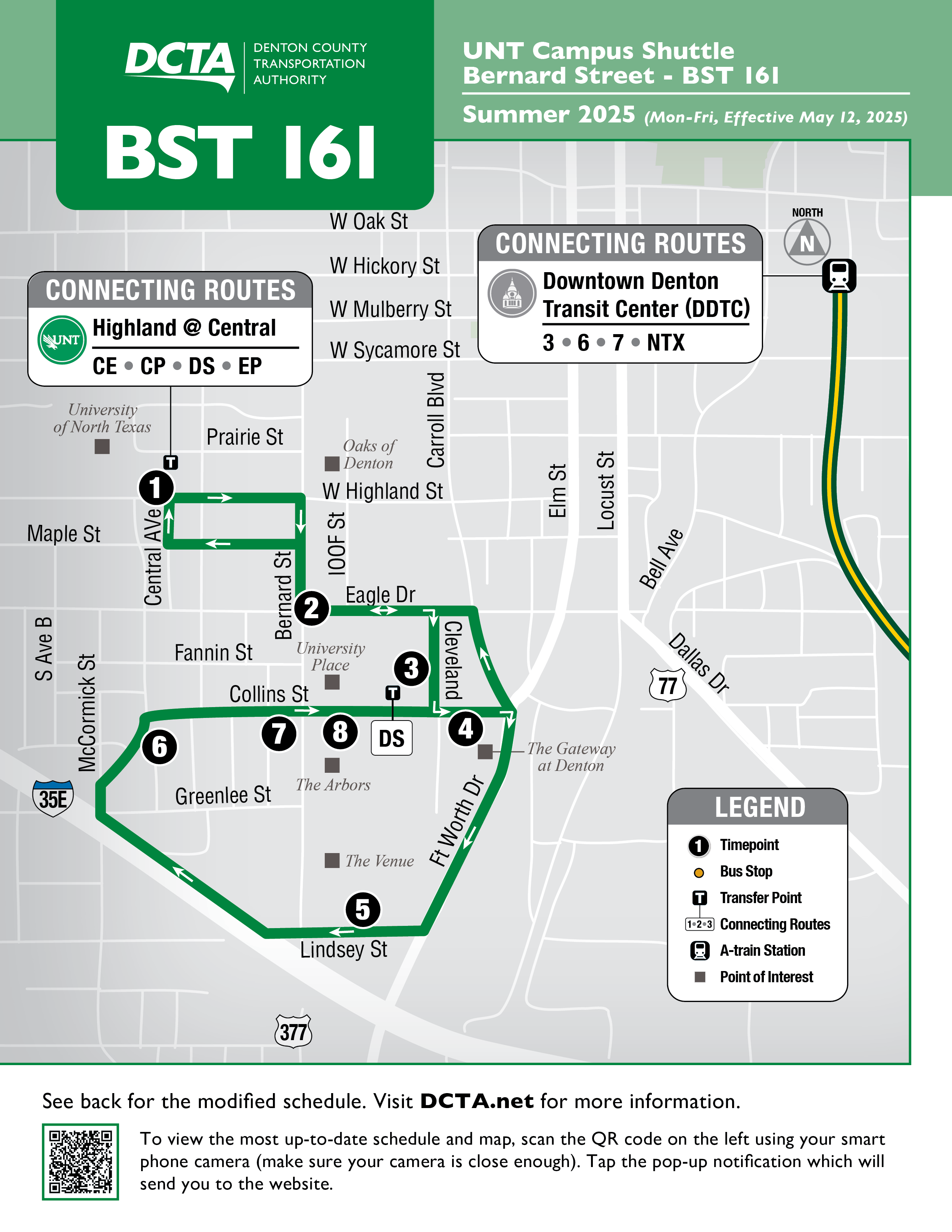 University Routes | DCTA