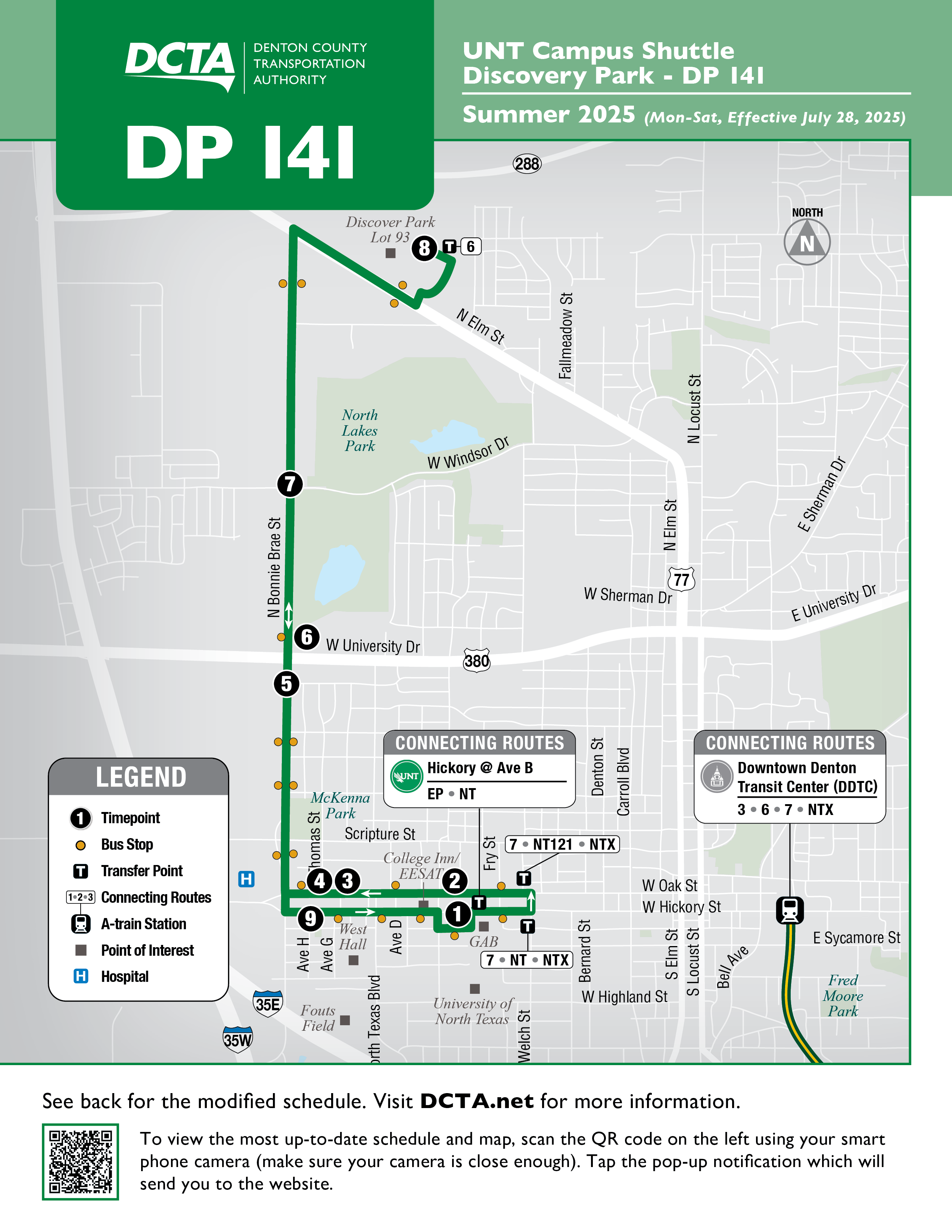 University Routes | DCTA